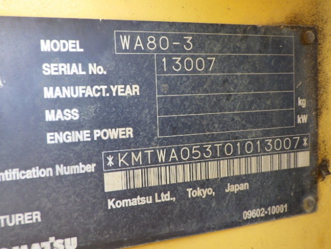 WA80-3 の中古販売価格 - GROWTH POWER
